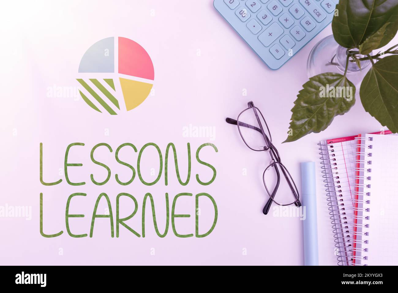 Text showing inspiration Lessons Learned. Internet Concept Promote share and use knowledge ...