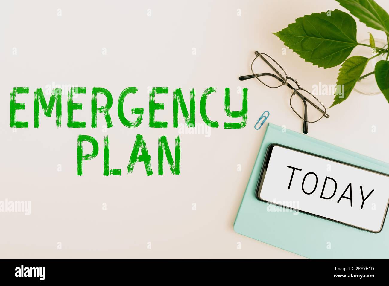 Text sign showing Emergency Plan. Concept meaning Procedures for ...