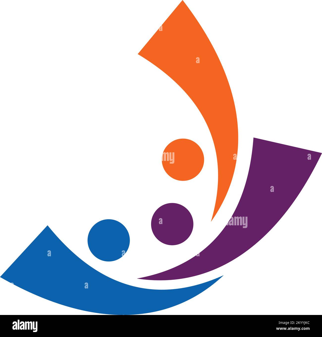 community logo template Icon Illustration Brand Identity Stock Vector ...