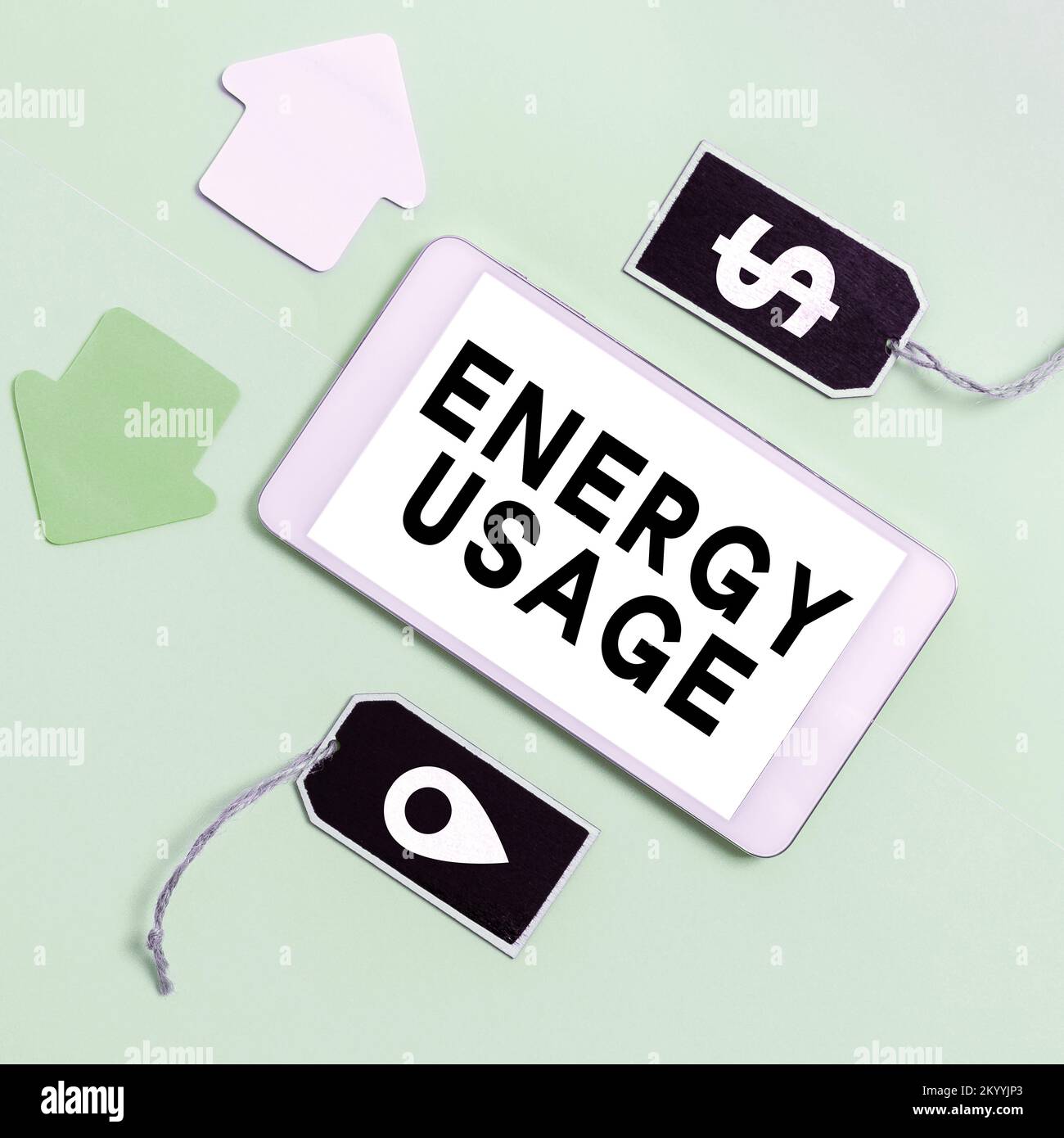 Text showing inspiration Energy Usage. Internet Concept Amount of ...