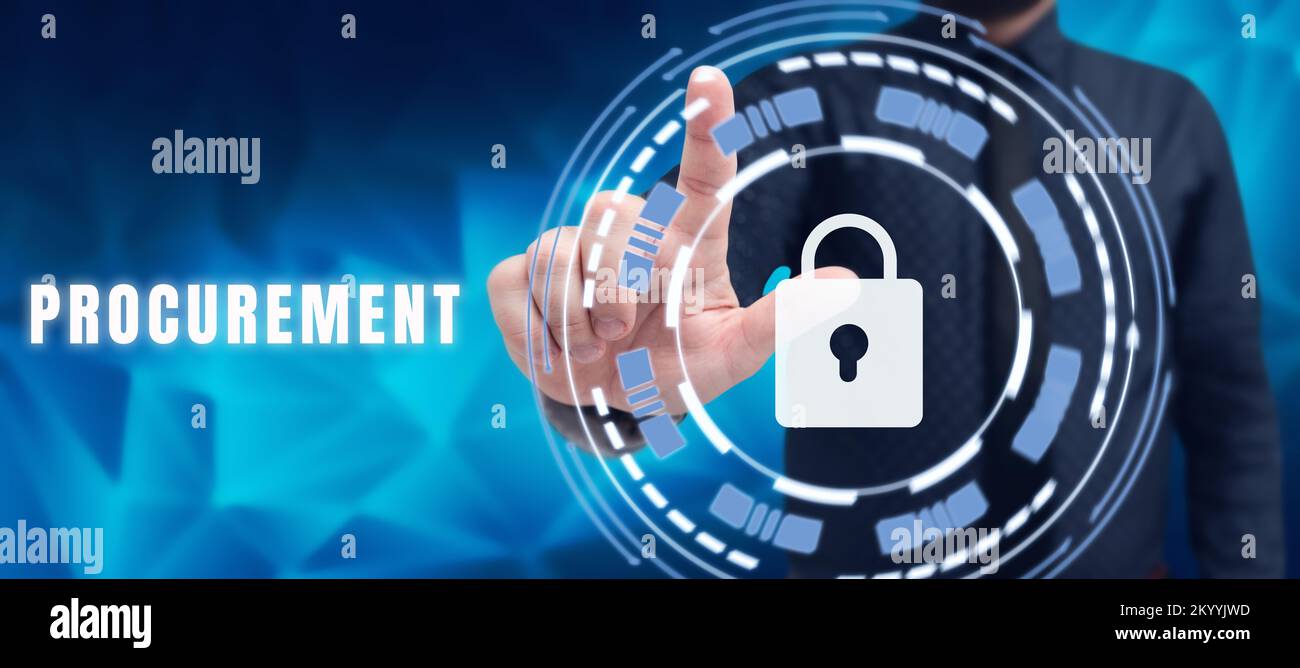 Writing displaying text Procurement. Business overview Procuring ...