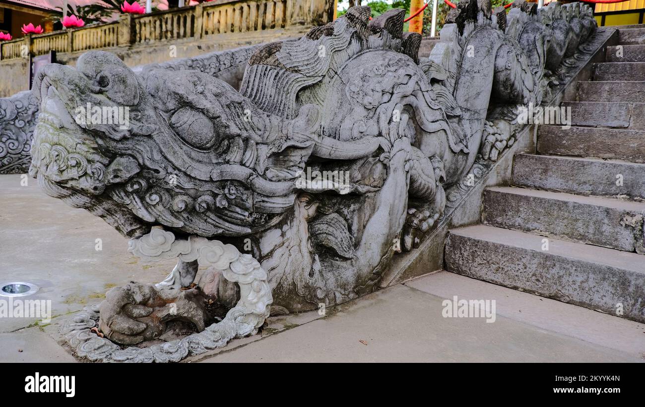 Dragon Steps of Kinh Thien Palace at the Imperial Citadel of Thang Long ...