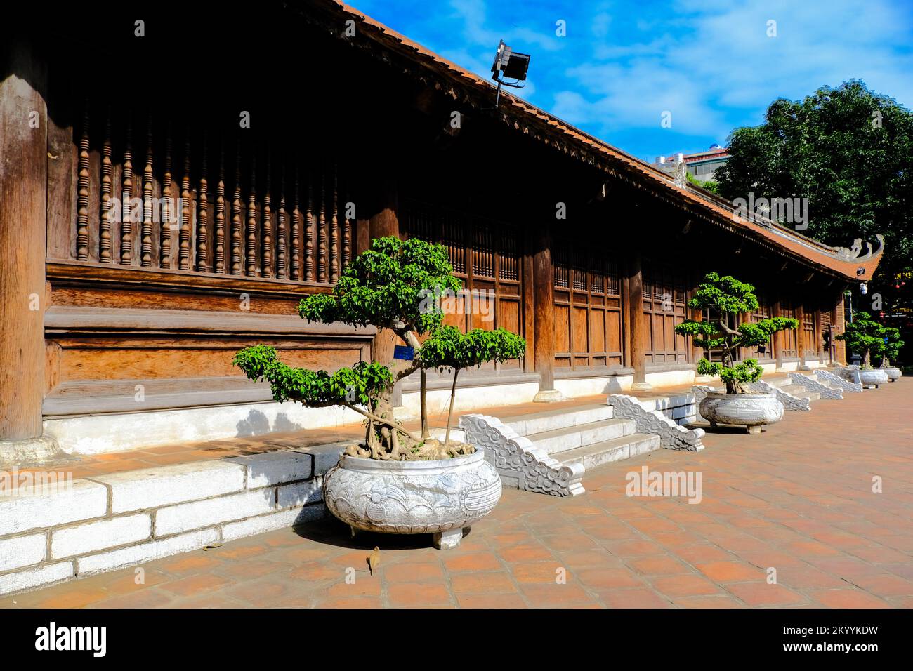 Thai Hoc Hall at the Temple of Literature in Hanoi, Vietnam Stock Photo ...
