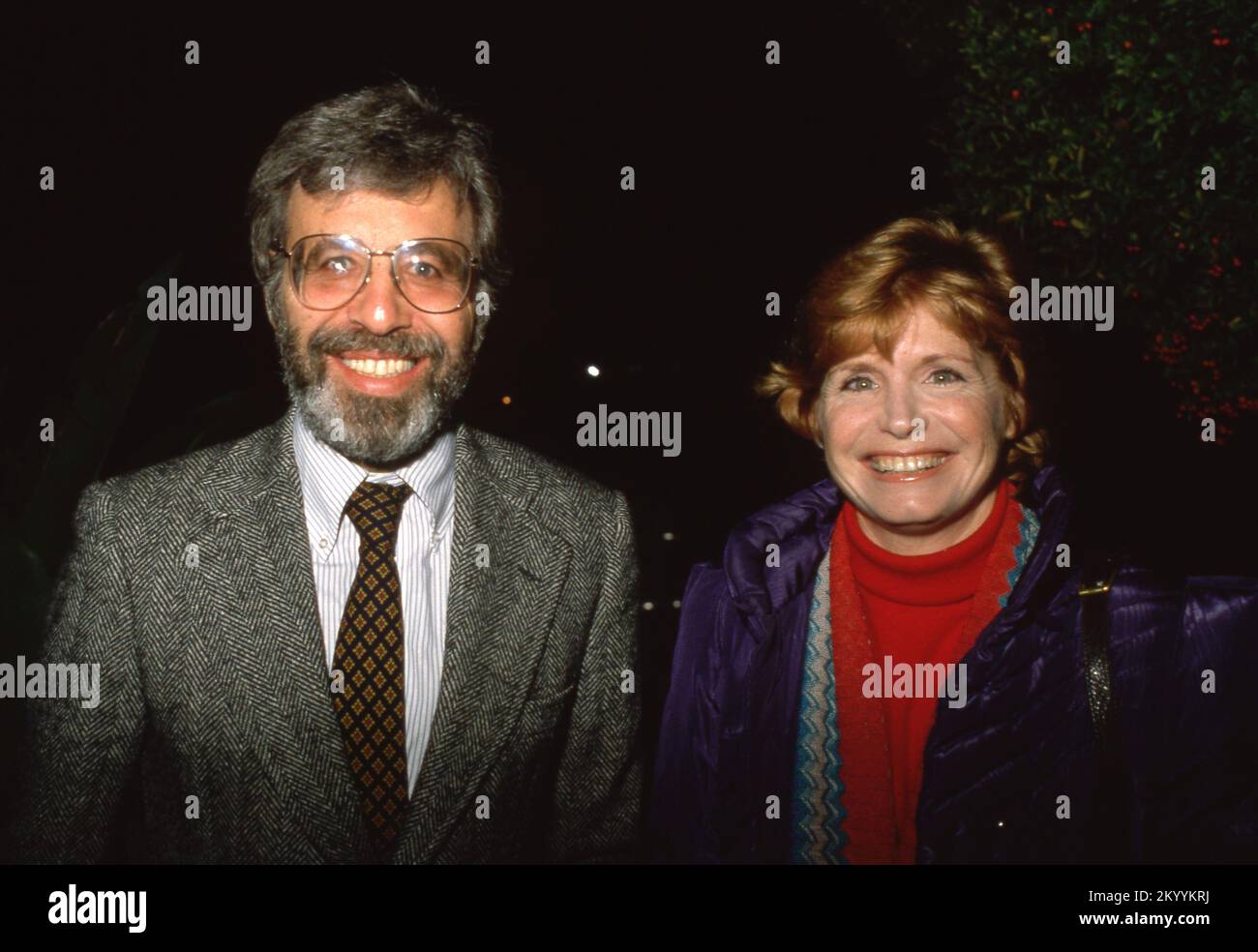Bonnie Franklin with husband Marvin Minoff at the Wrap-Up Party for the ...
