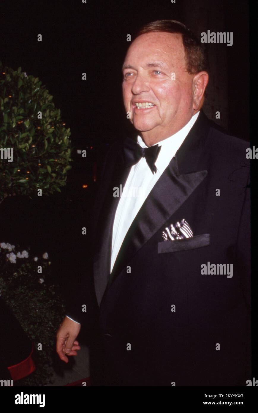 Marvin Davis at the 1990 Carousel of Hope Ball at Beverly Hilton Hotel ...