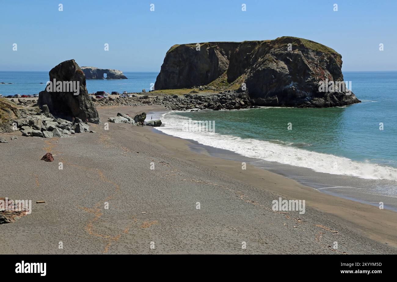 The Goat Rock - California Stock Photo - Alamy