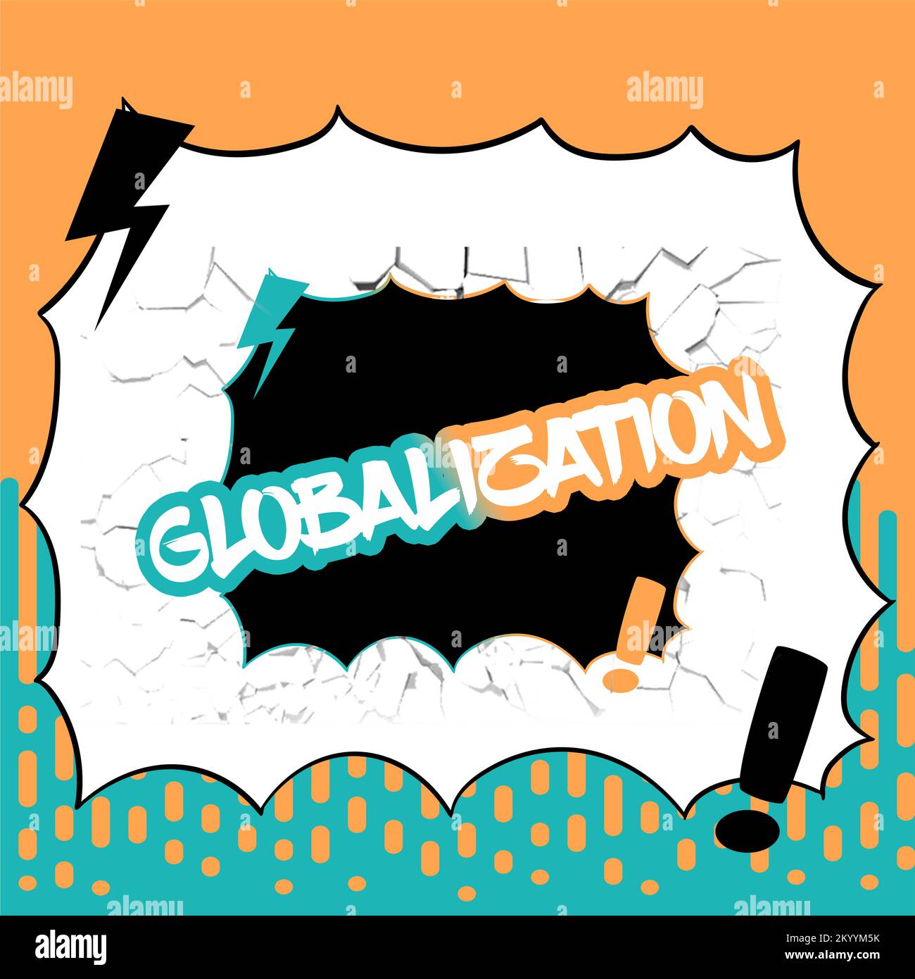 Text sign showing Globalization. Conceptual photo development of an ...