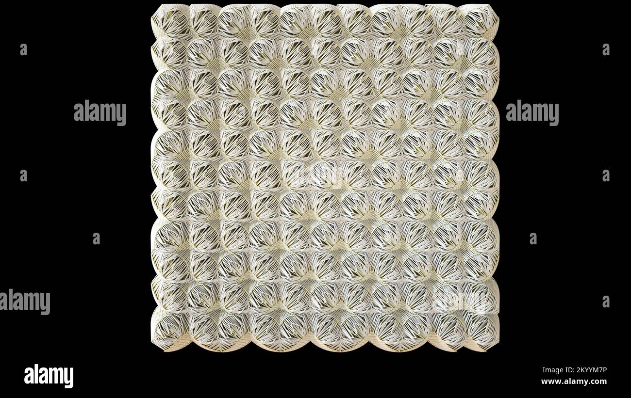 This is an ornamental pattern. Its mesh or makeup structure is ...