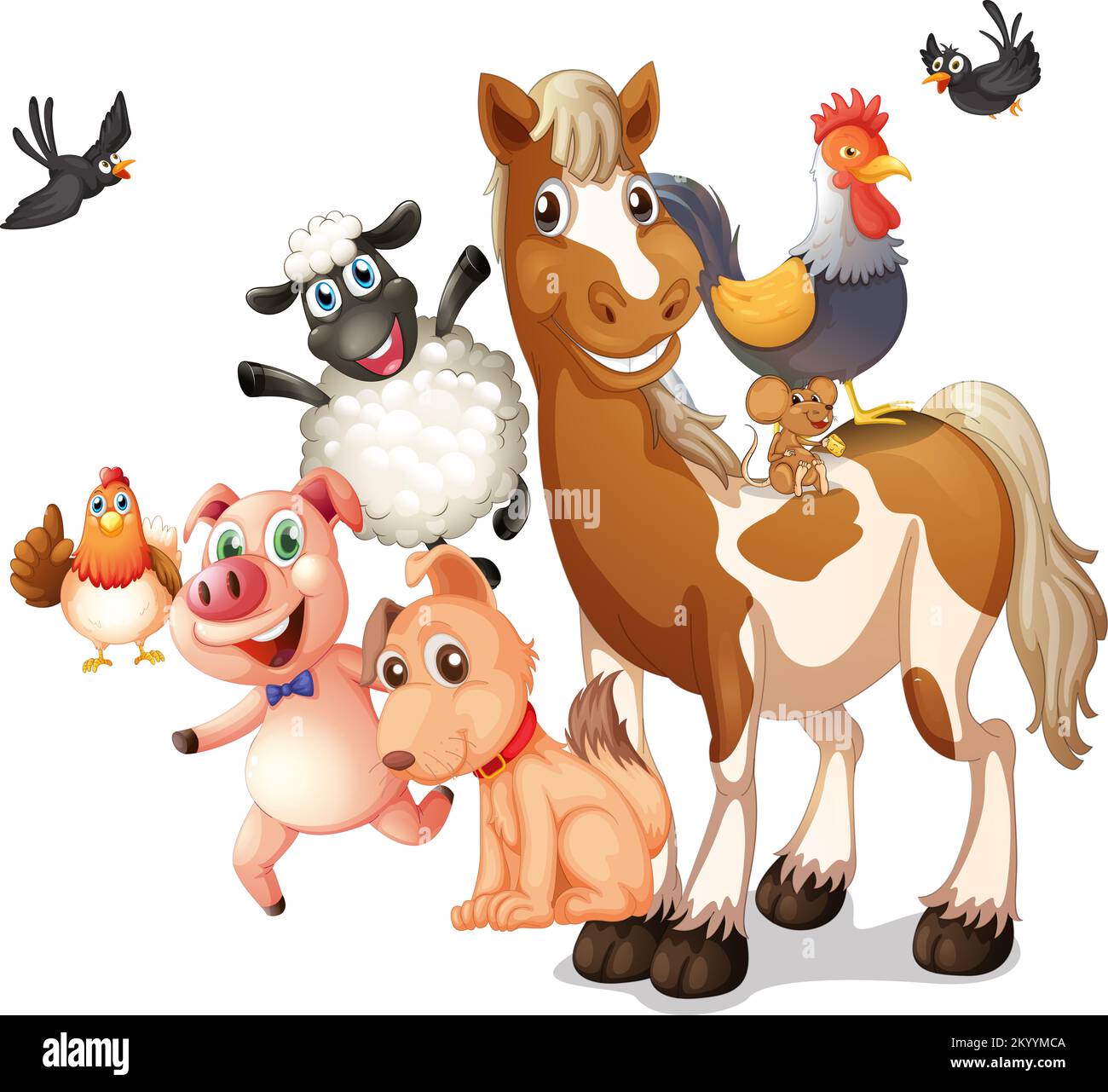 3d animal wall hi-res stock photography and images - Alamy