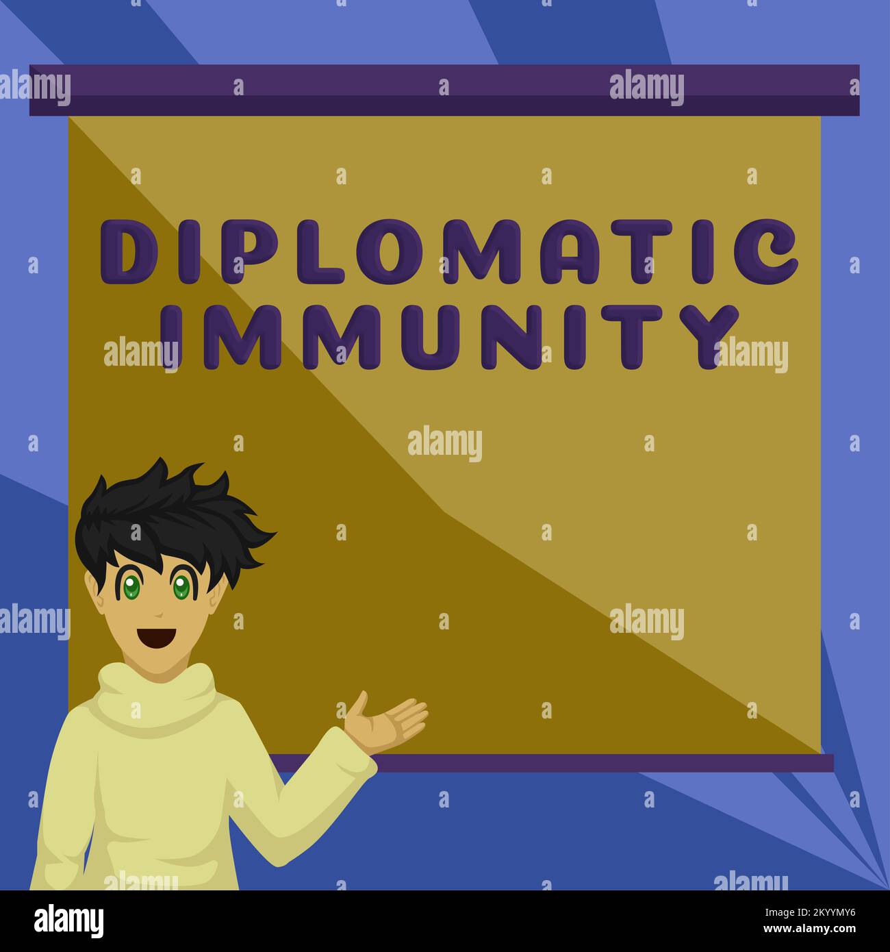 Inspiration showing sign Diplomatic Immunity. Internet Concept law that ...