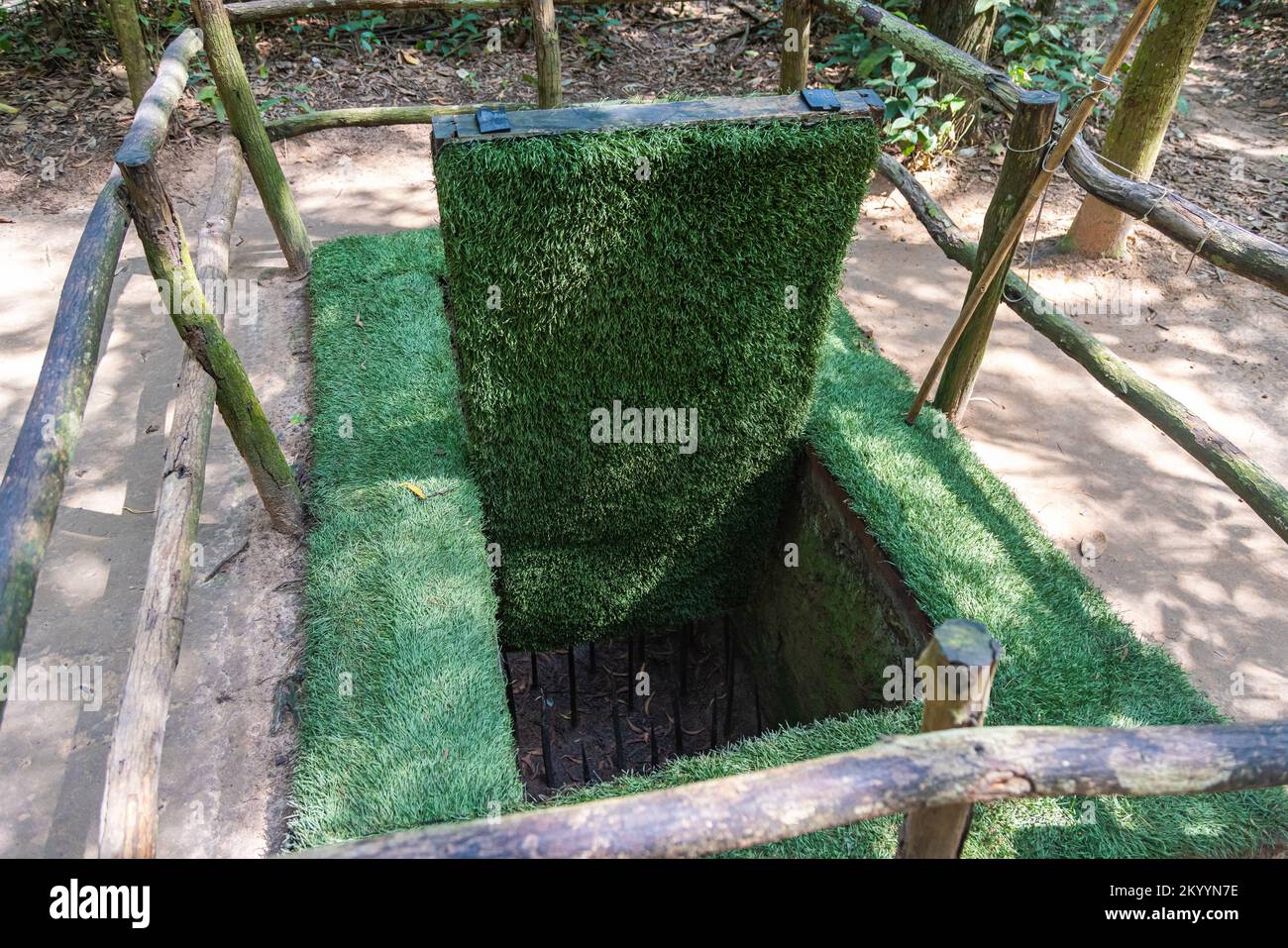 Ho Chi Minh City, Vietnam- November 9, 2022: The Cu Chi Tunnels near ...