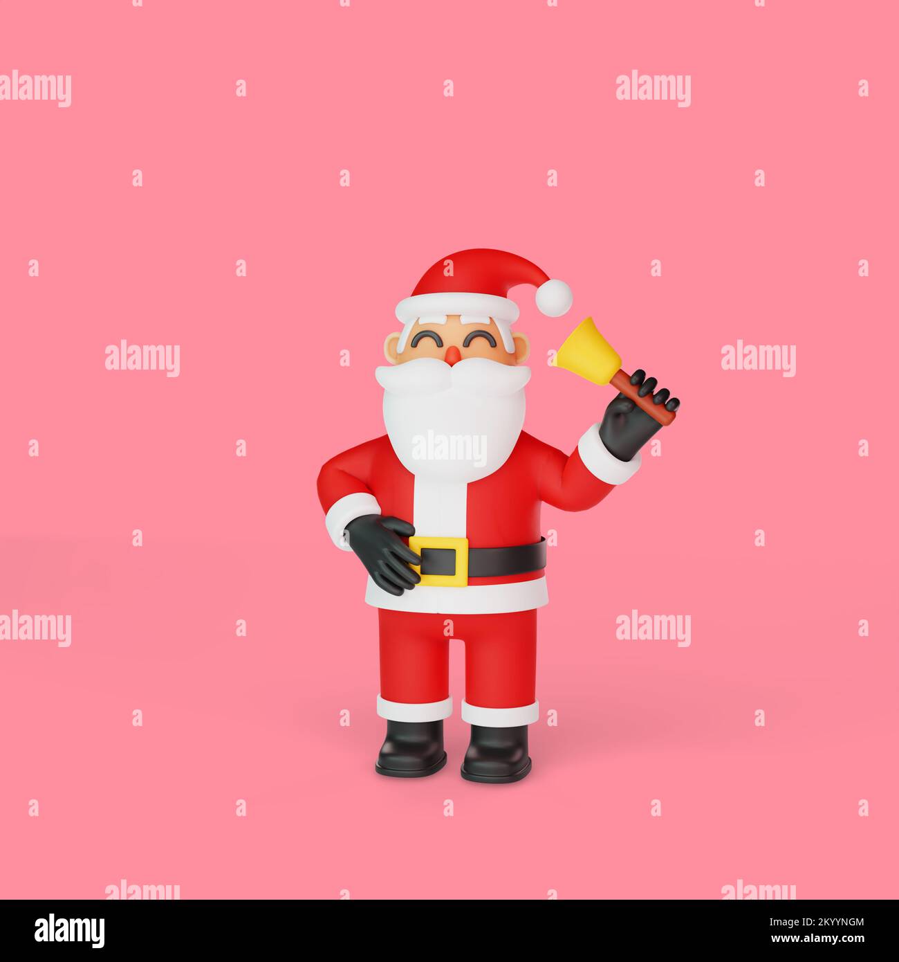 Santa claus with bells hi-res stock photography and images - Alamy