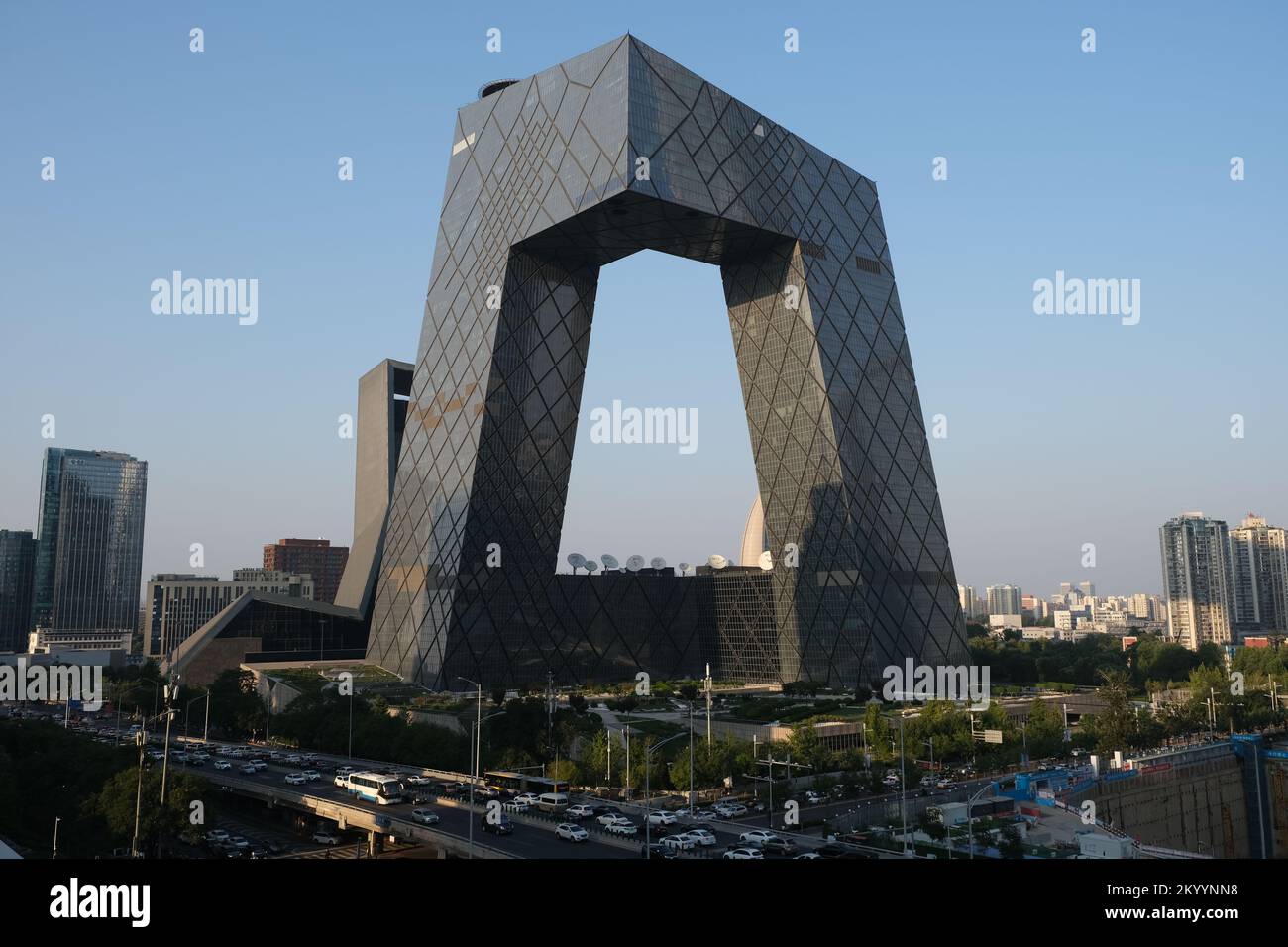 Beijing,China-September 16th 2022: facade of The China Central ...
