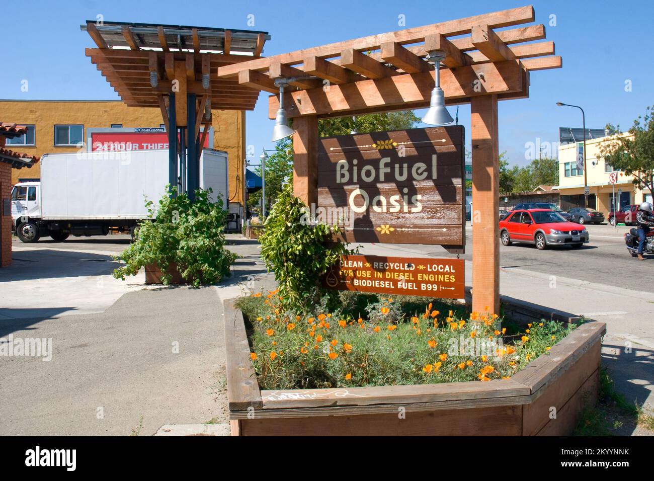 Biofuel Oasis, biodiesel station in Berkeley, CA Stock Photo - Alamy