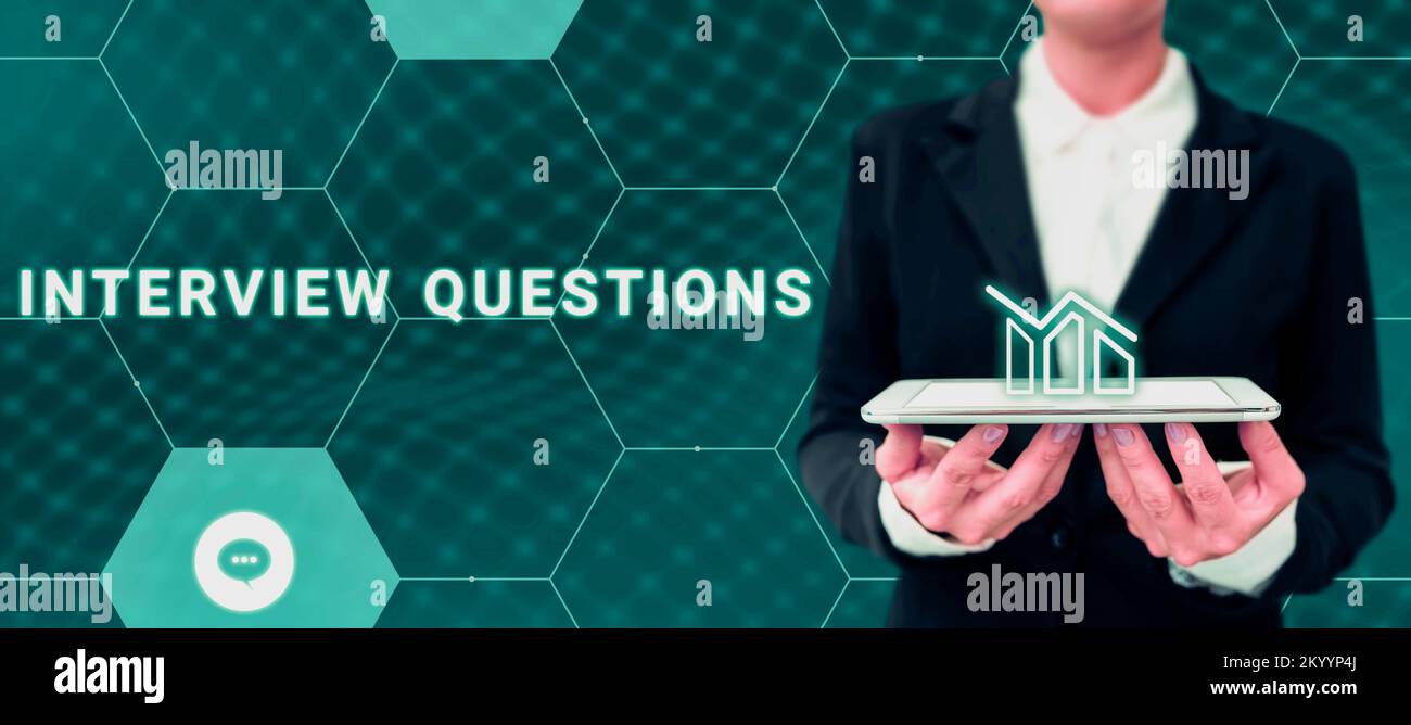 Inspiration showing sign Interview Questions. Conceptual photo Typical ...