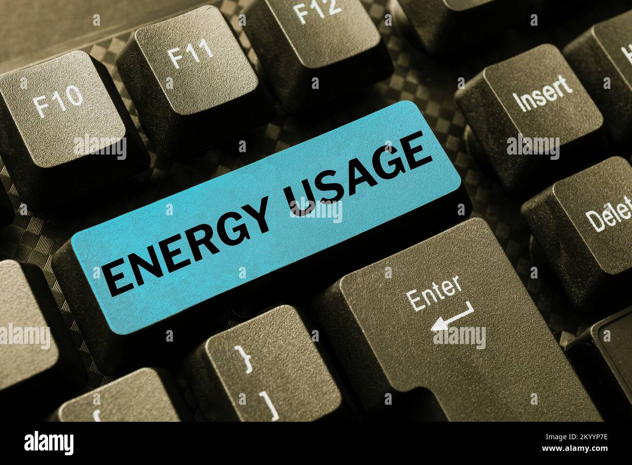 Text sign showing Energy Usage. Concept meaning Amount of energy ...