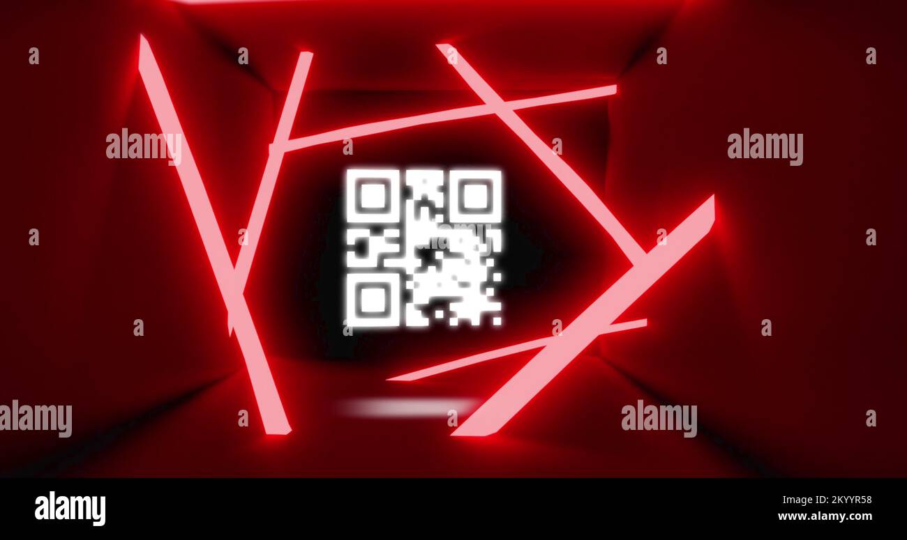 Image of flickering white QR code Stock Photo - Alamy Image of flickering white QR code Stock Photo - Alamy