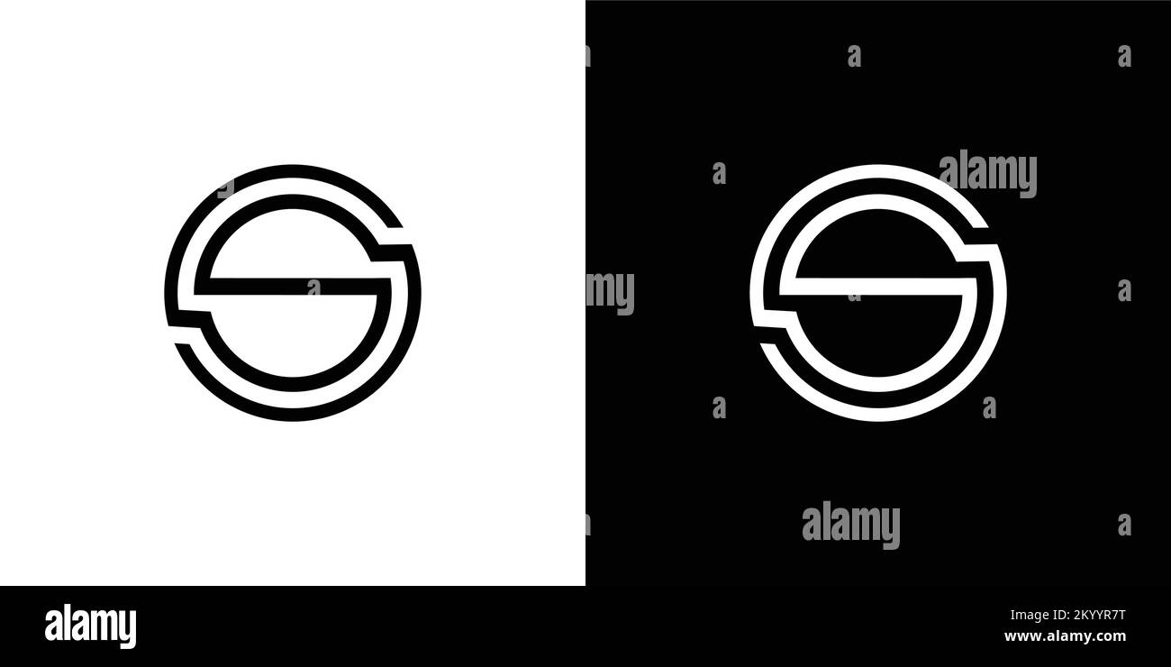 Modern and unique letter S initials logo design Stock Vector Image ...