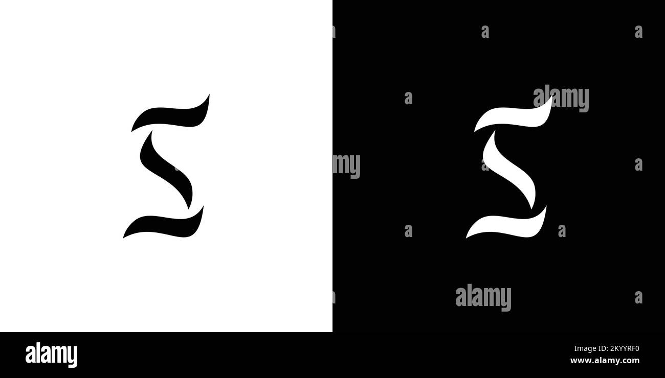 Simple and modern letter S initials logo design Stock Vector Image ...