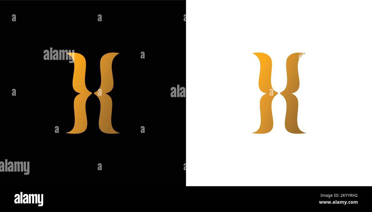Simple and modern H letter initial logo design Stock Vector Image & Art ...