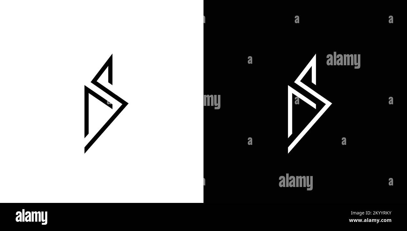 Unique and modern NS logo design Stock Vector Image & Art - Alamy