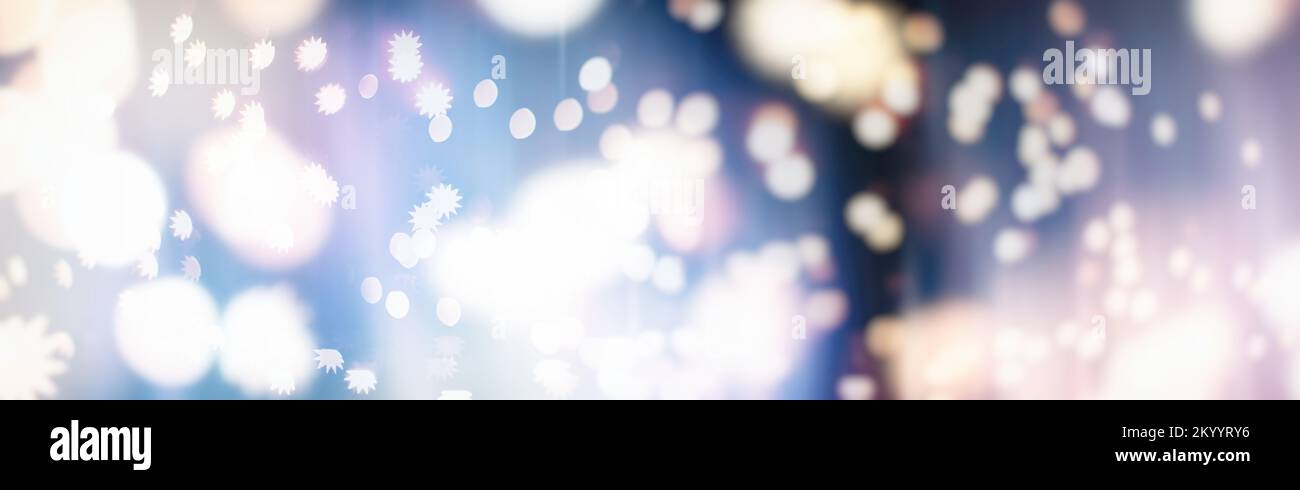 Abstract light celebration background with defocused golden lights for ...