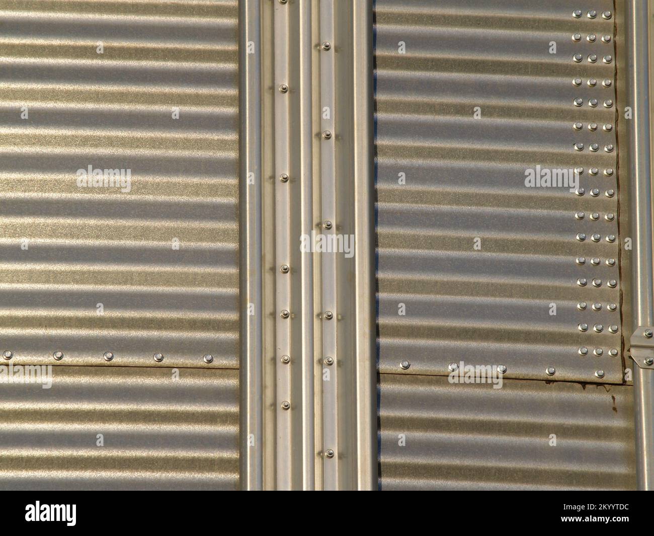 Steel corrugated industrial pattern background full frame Stock Photo ...