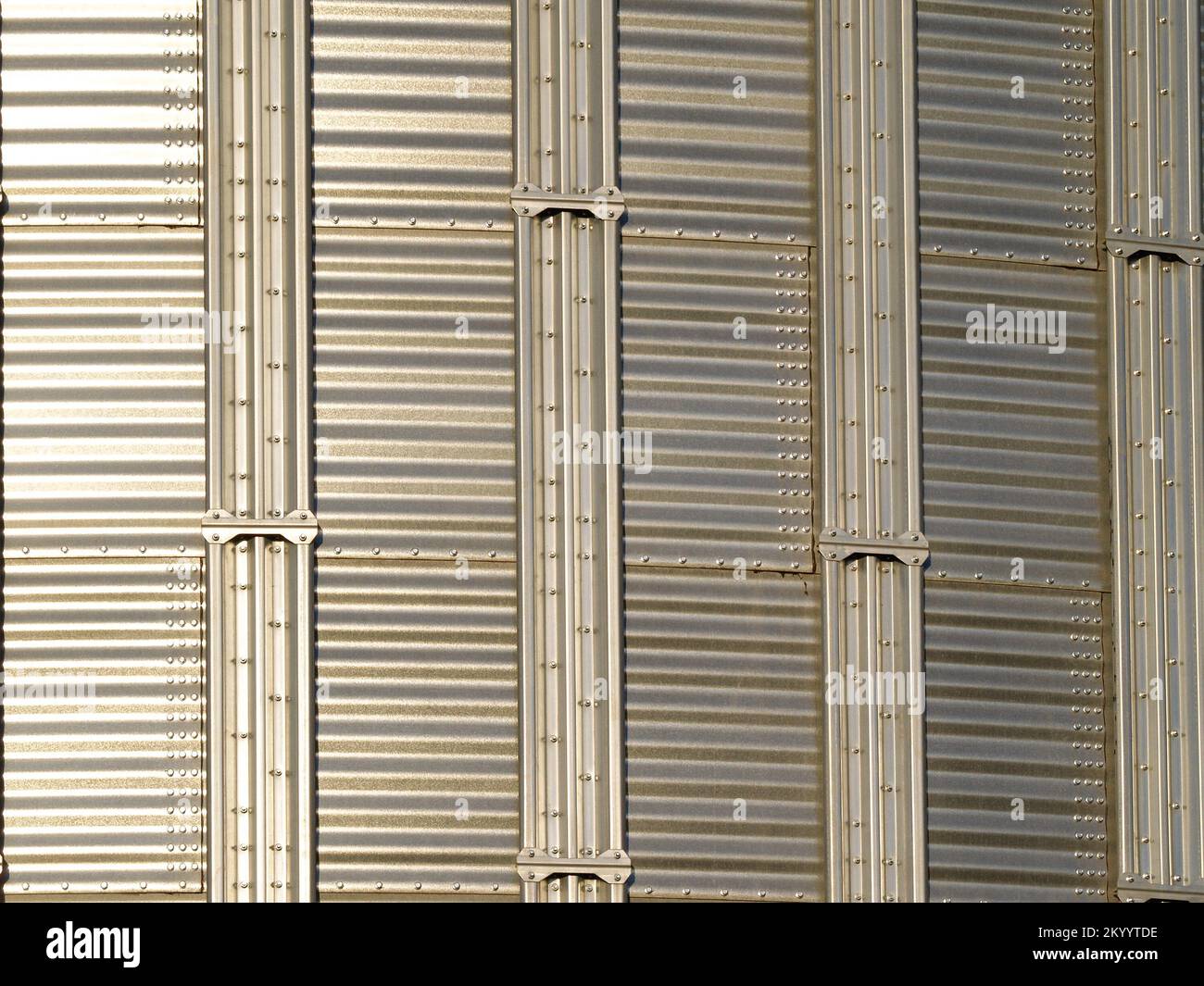 Steel corrugated industrial pattern background full frame Stock Photo ...