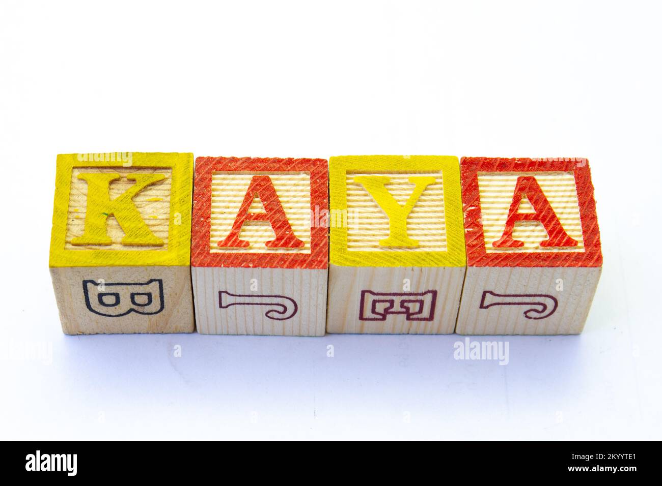 The term kaya displayed visually on a clear background with copy space ...