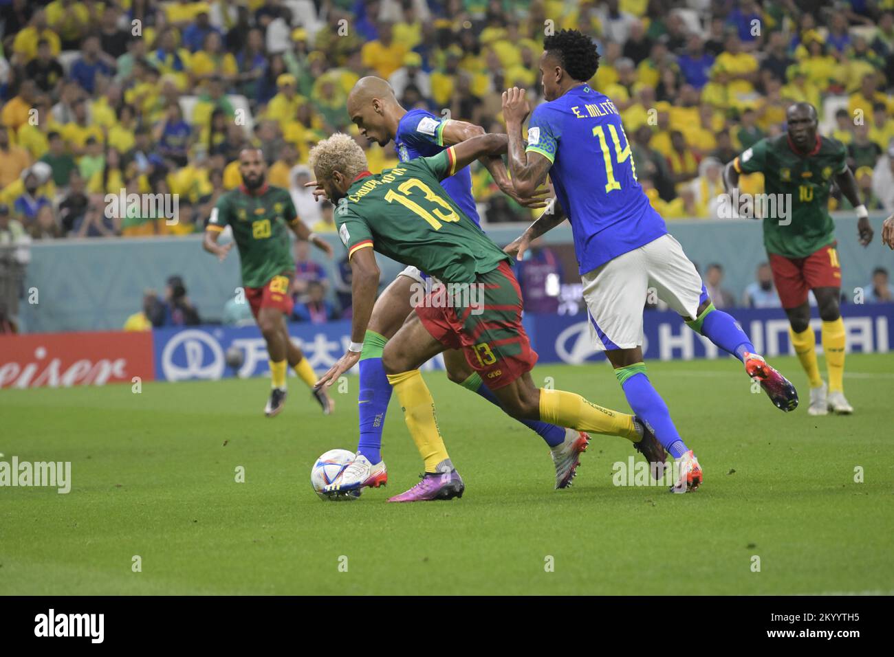 Cameroon vs Brazil, Estadio Nacional de Lusail, Lusail, Lusail, qatar ...