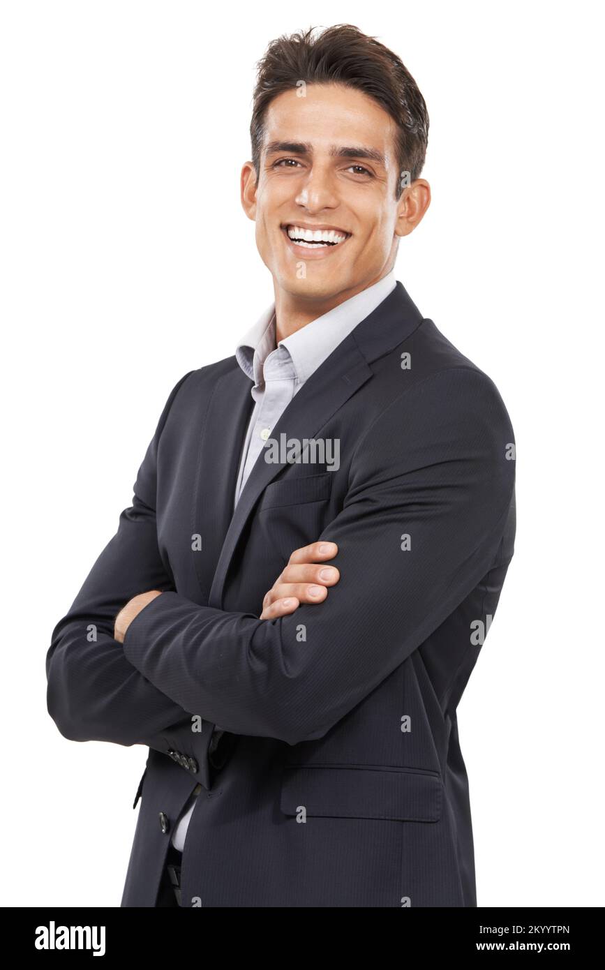 His confidence shines through. Portrait of a confident young man ...