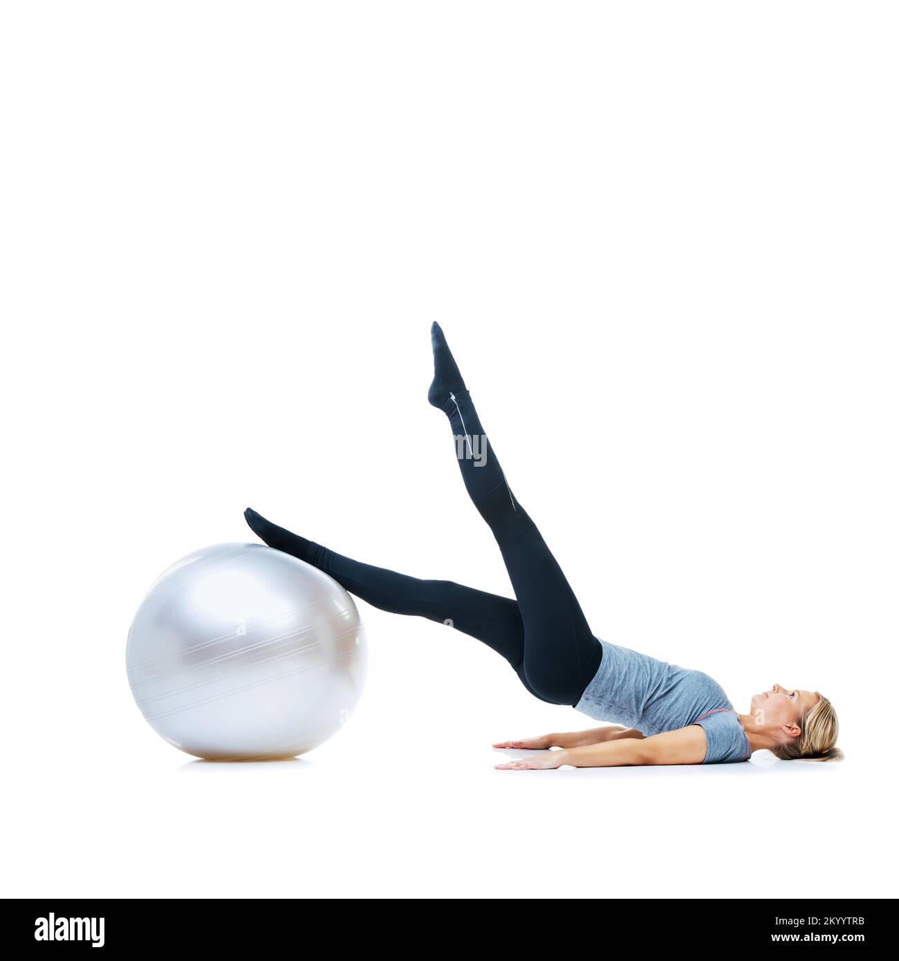 Keeping balanced in all walks of life. a female balancing on an ...