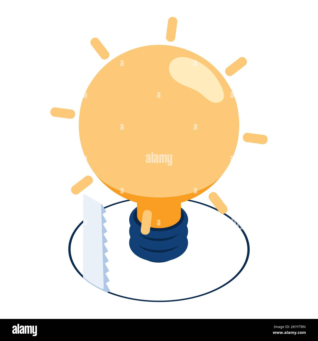Flat 3d Isometric Saw Cutting The Floor to Stealing Idea. Copyright ...
