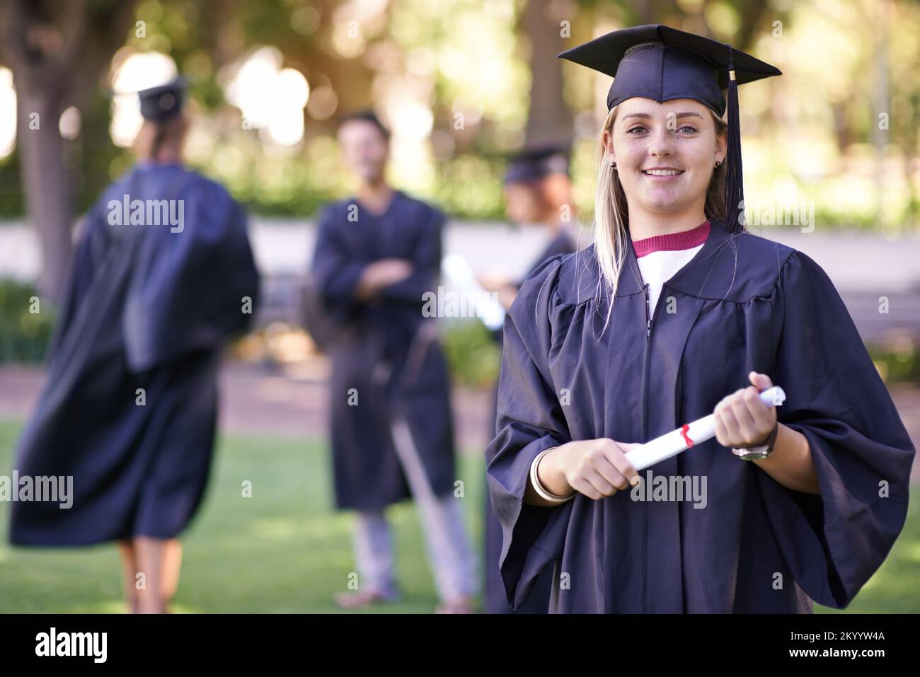 Now I can have the job Ive always dreamed of. Portrait of a smiling ...