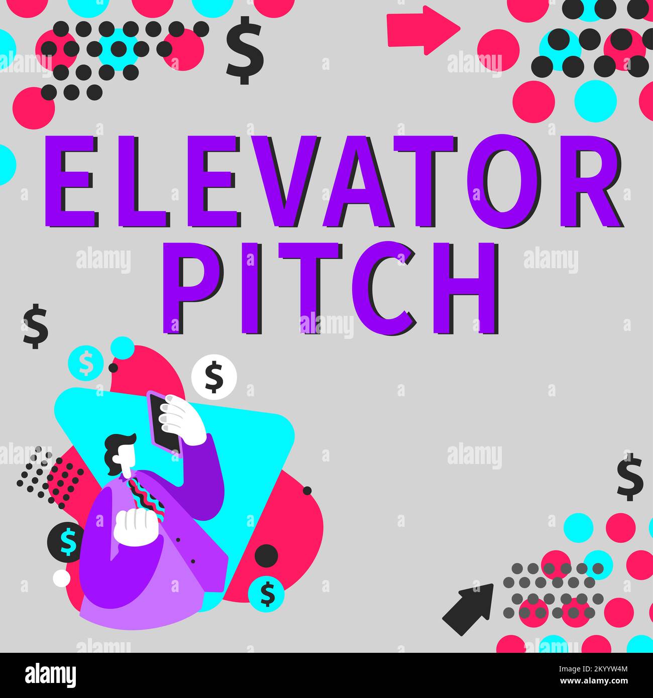 Conceptual display Elevator Pitch. Business concept A persuasive sales ...