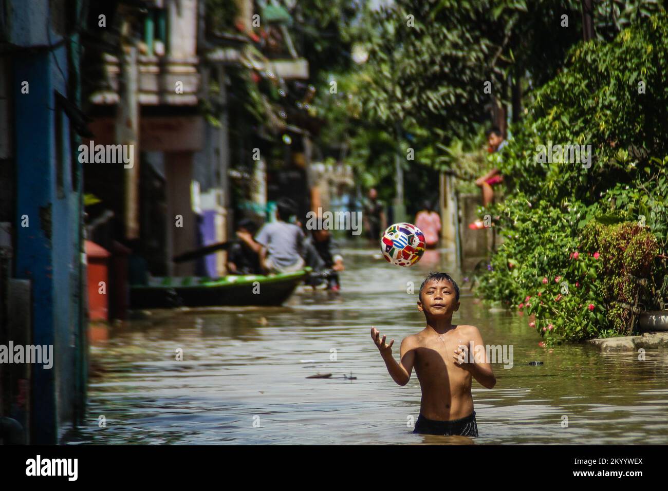 Bandung, West Java, Indonesia. 3rd Dec, 2022. A children are seen ...