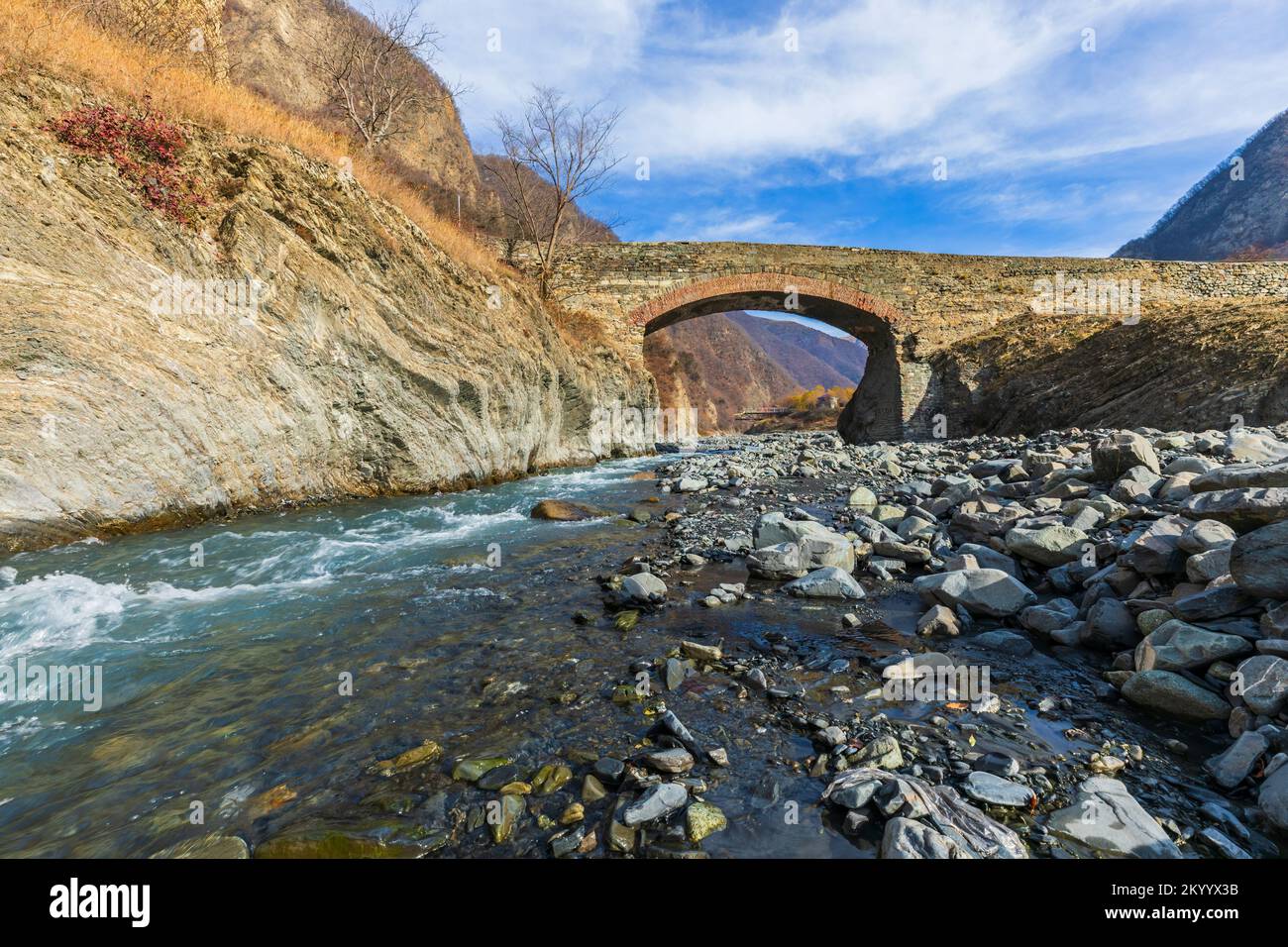 Old bridge in Gakh, Azerbaijan Stock Photo - Alamy