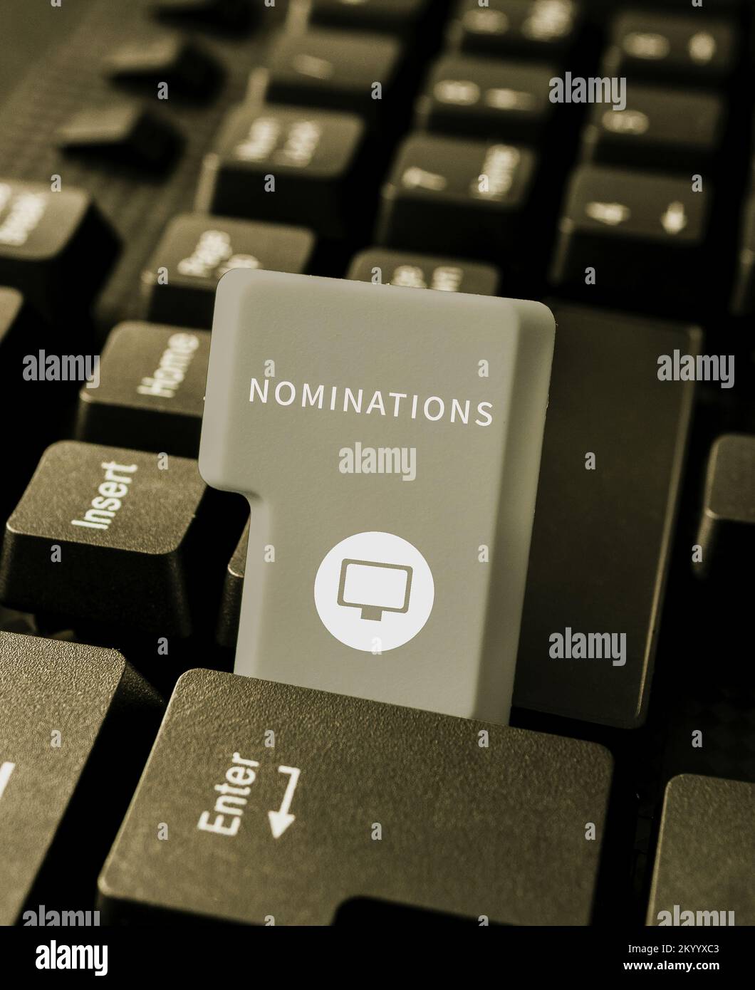 Inspiration showing sign Nominations. Concept meaning the act of ...