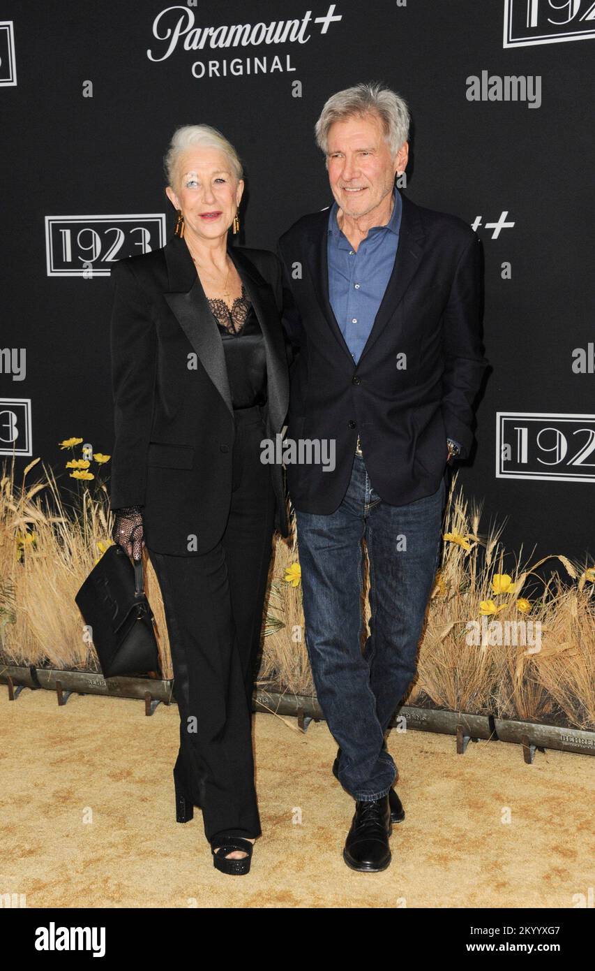 Los Angeles, CA. 2nd Dec, 2022. Helen Mirren, Harrison Ford at arrivals ...