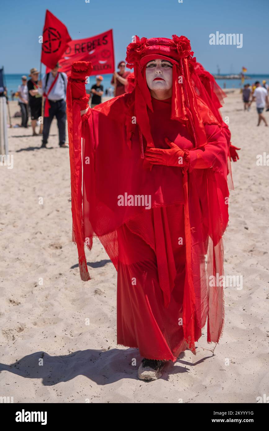 Adelaide, Australia. 3 December 2022. The Red Rebels from Extinction ...