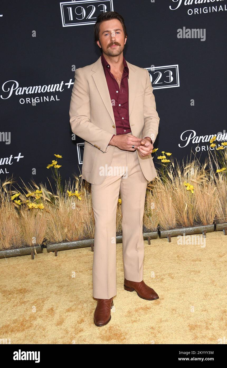 Los Angeles, USA . 02nd Dec, 2022. Brandon Sklenar arriving to the Paramount+ series premiere of ...