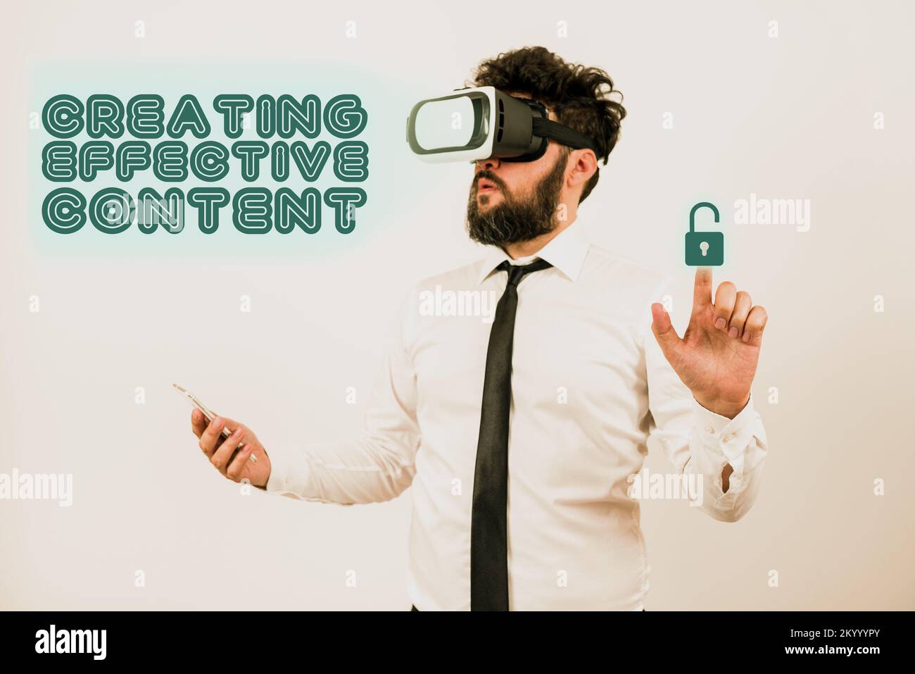 Inspiration showing sign Creating Effective Content. Internet Concept ...