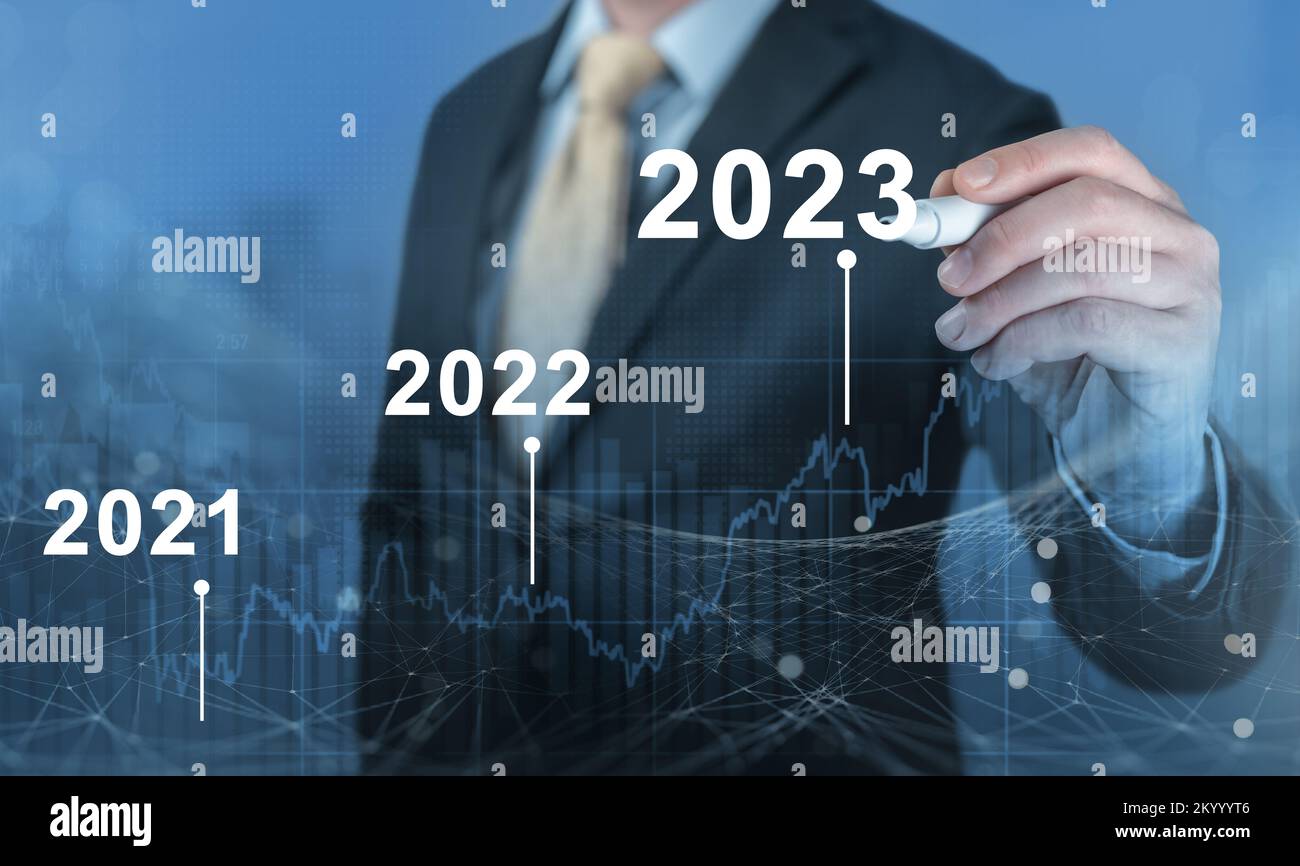 Economy recovery after falling due to inflation, stagnation, recession ...