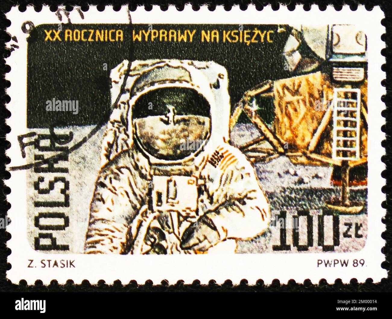 Neil Armstrong Man On The Moon Stamp
