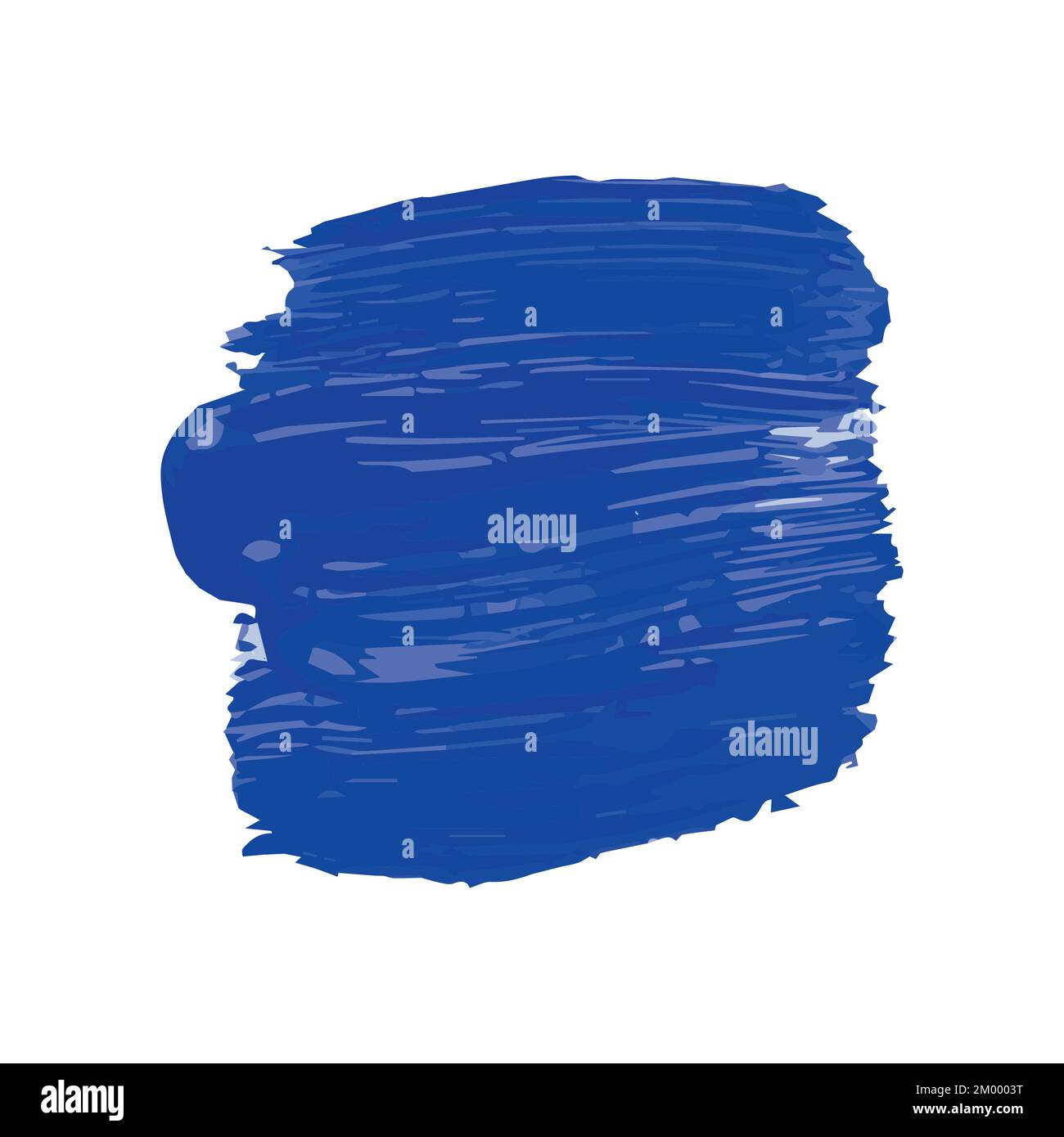 Blue brush stroke acrylic paint texture design vector. Art design for ...