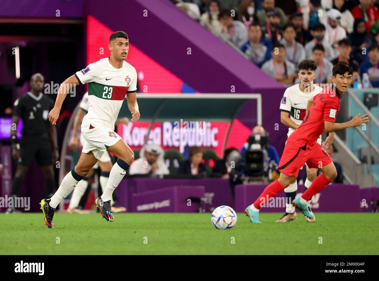 Doha, Qatar. 02nd Dec, 2022. Matheus Nunes of Portugal during the FIFA ...