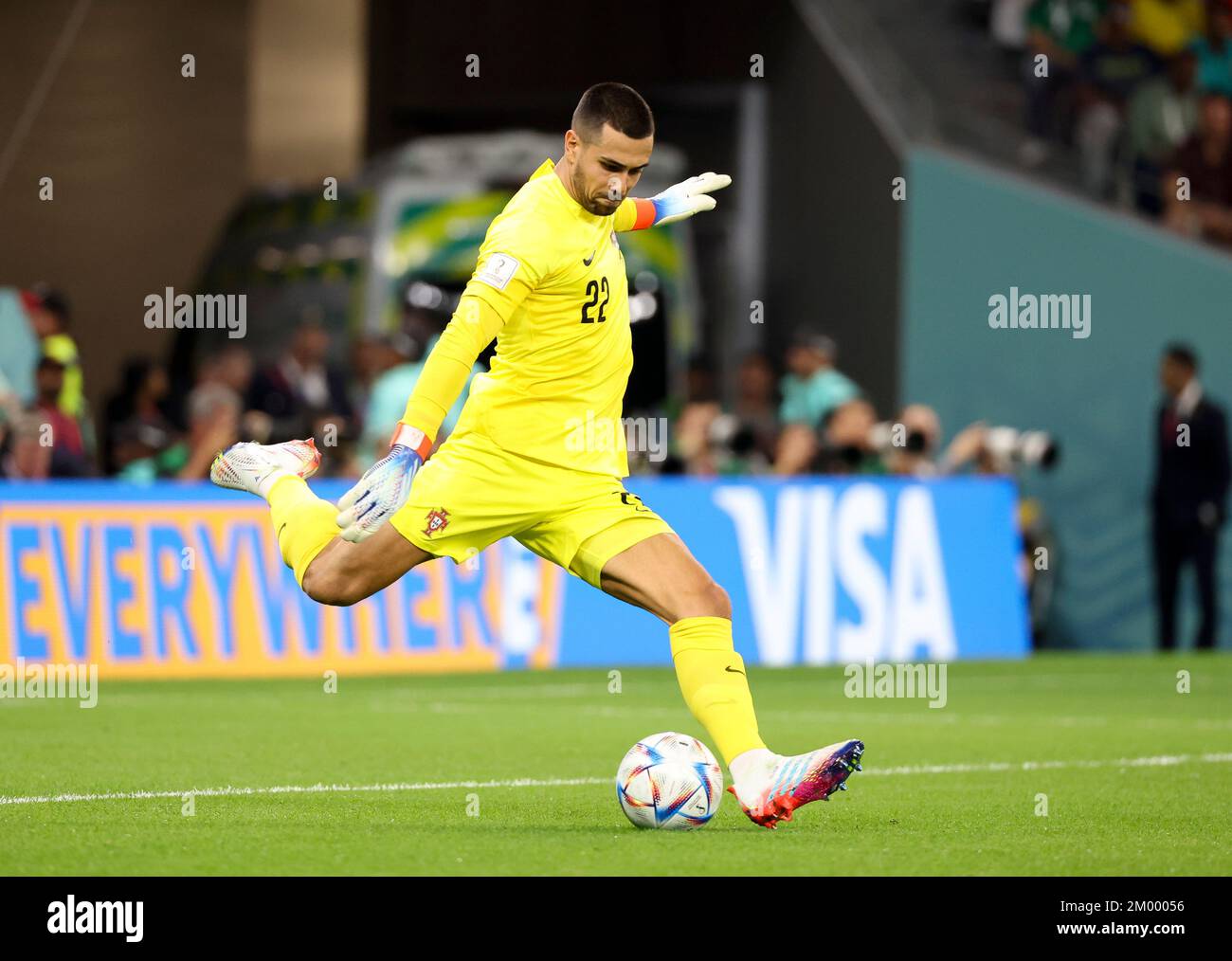 Doha, Qatar. 02nd Dec, 2022. Portugal goalkeeper Diogo Costa during the ...