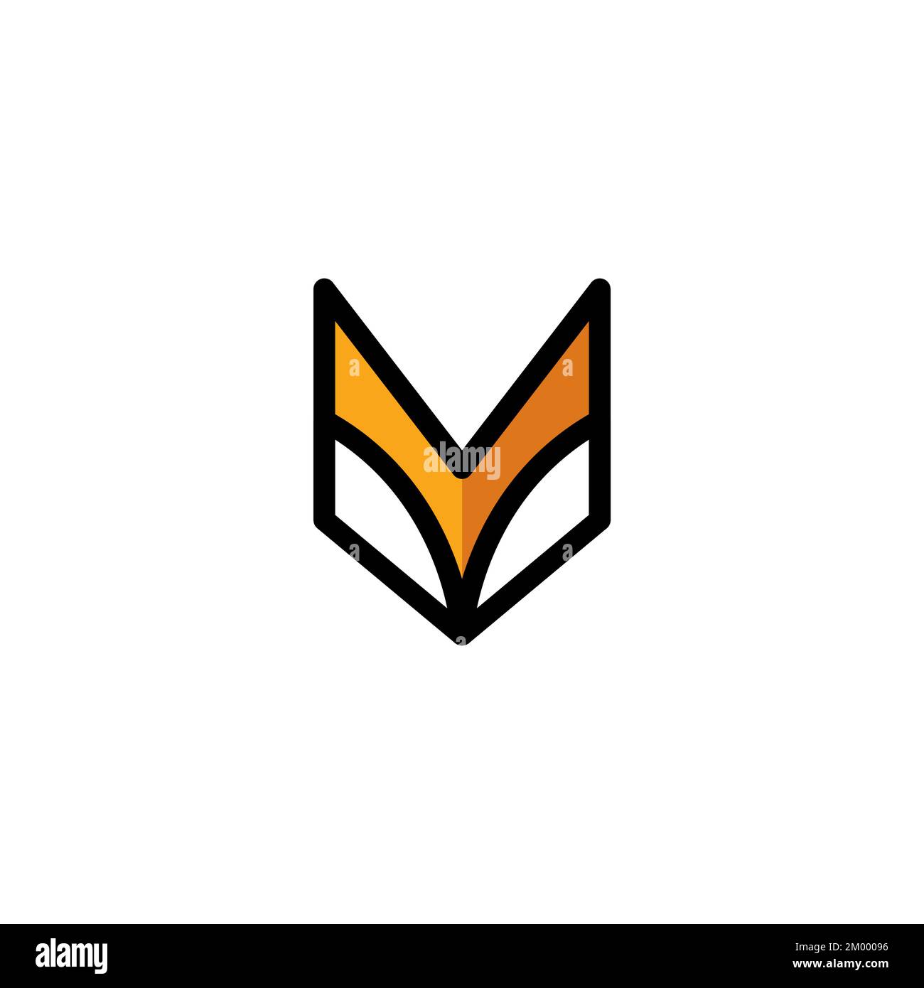 Fox Minimalist Logo. Fox logo Template. Fox Icon Stock Vector Image ...