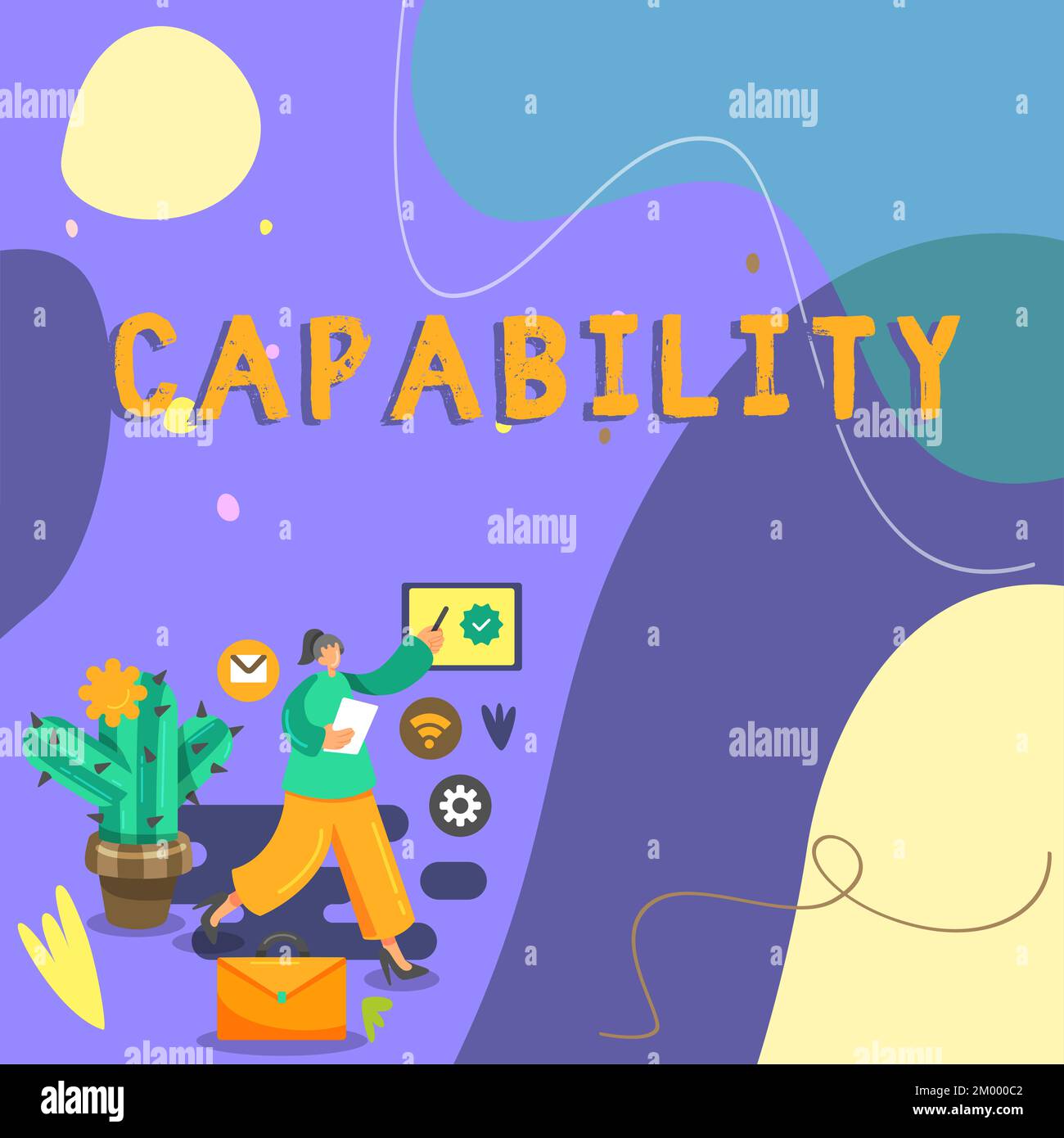 Text showing inspiration Capability. Business showcase the facility or ...