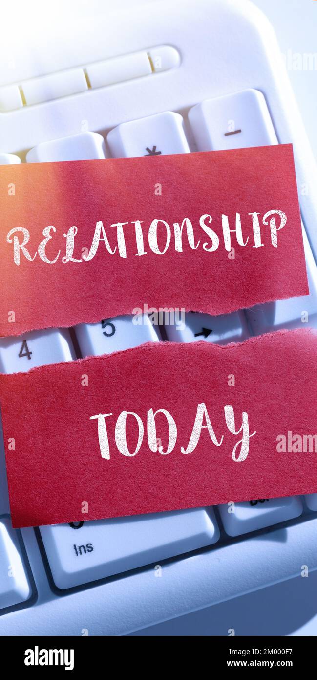 Handwriting text Relationship. Business showcase Developing business ...